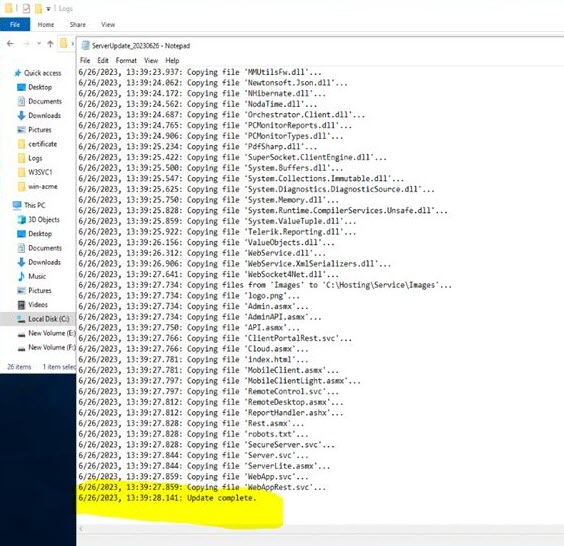 Manually updating VSA 10 to the latest release